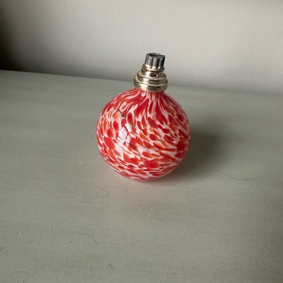 Accents | Blown Glass Orange And White Fragrance Diffuser | Poshmark